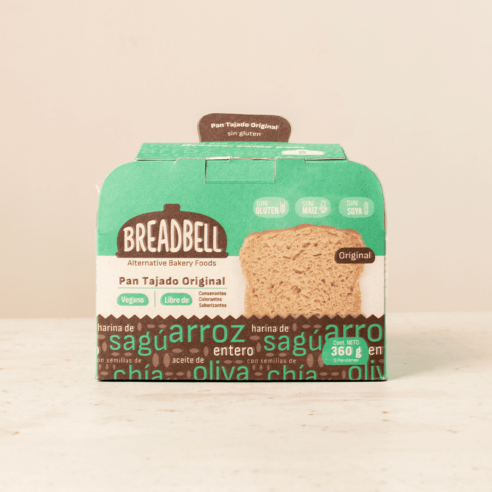 Pan original vegano 100% Sin Gluten 360g
